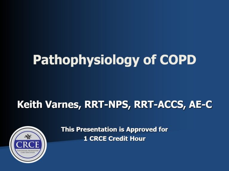 Pathophysiology of COPD - Respiratory Associates