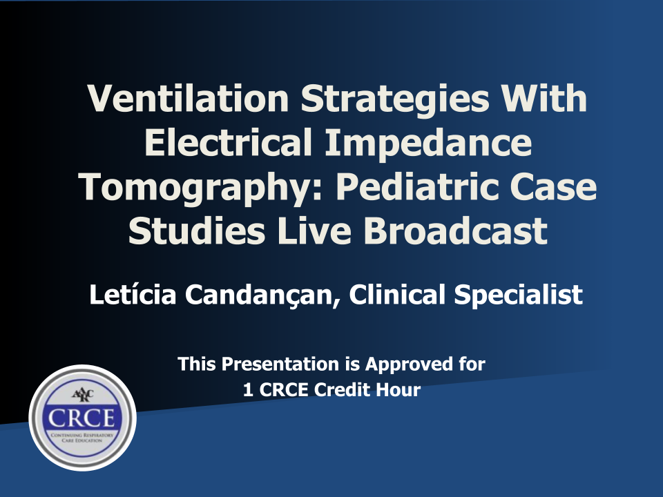 Ventilation Strategies With Electrical Impedance Tomography: Pediatric ...